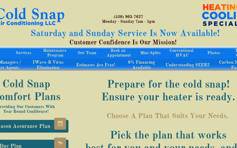 Cold Snap Air Conditioning