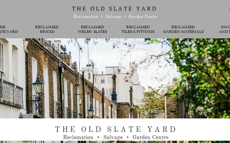 The Old Slate Yard, Builders Merchant reclaimed bricks