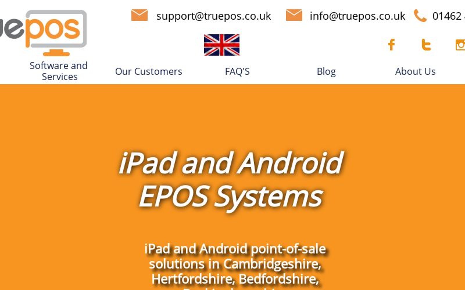 iPad EPOS Systems & Solutions in Hertfordshire | True POS Ltd