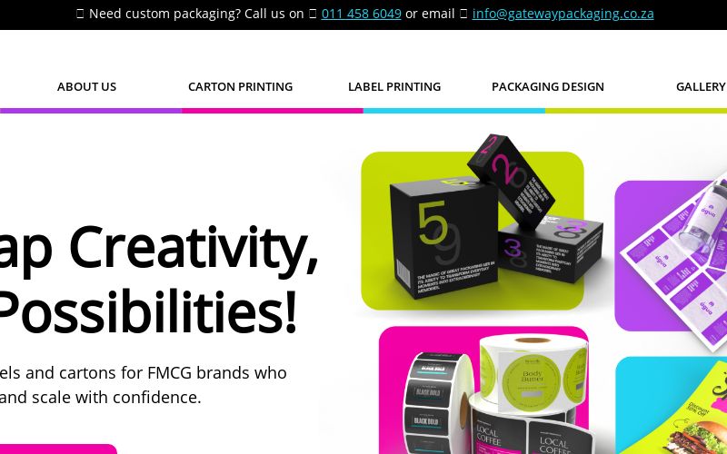 Custom Printed Cartons | Gateway Print & Packaging