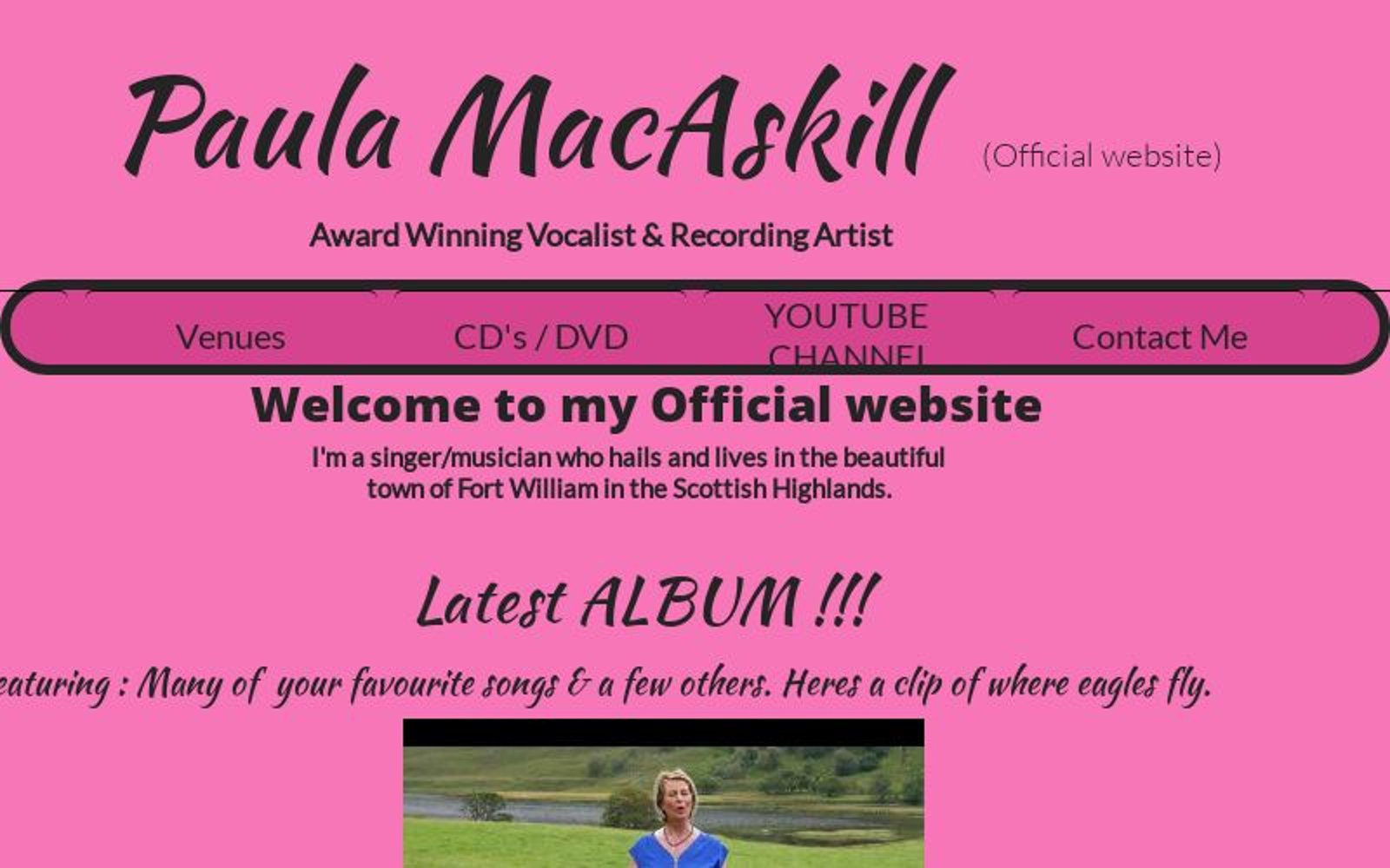 Paula MacAskill Official Website