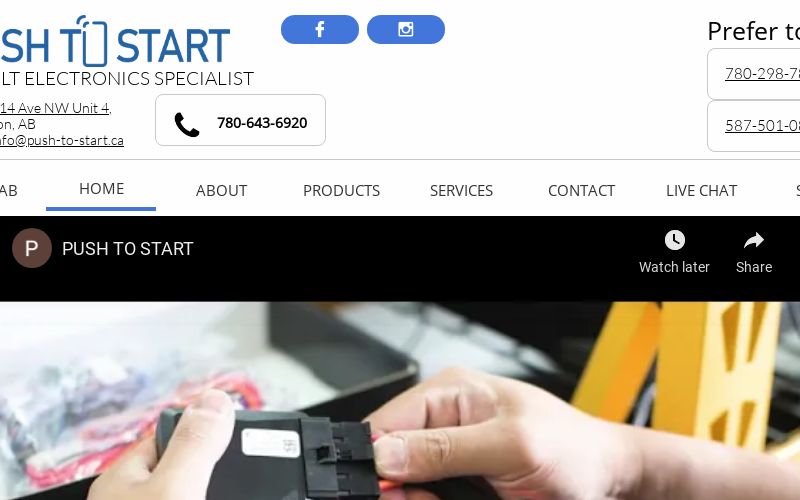 HOME [www.push-to-start.ca]