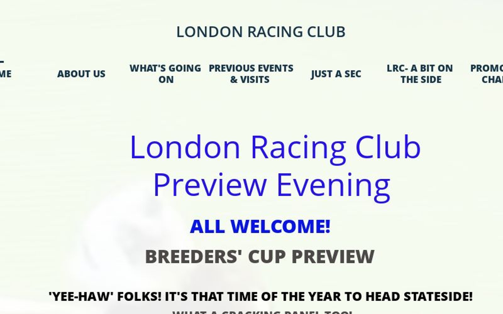 HOME [www.londonracingclub.org]