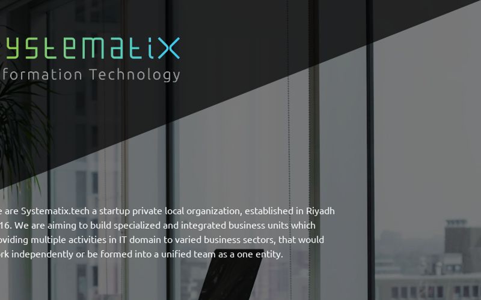 Systematix.Tech - Welcome