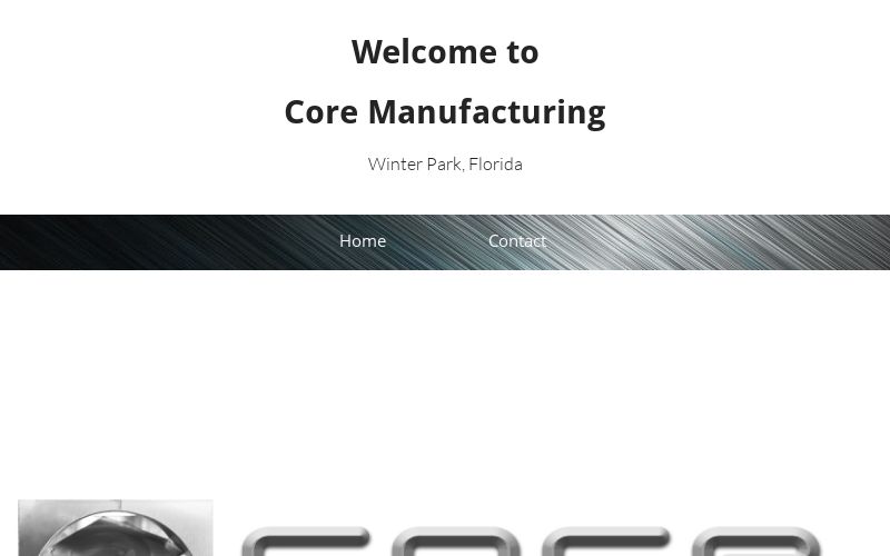 Core Manufacturing, Winter Park, Florida