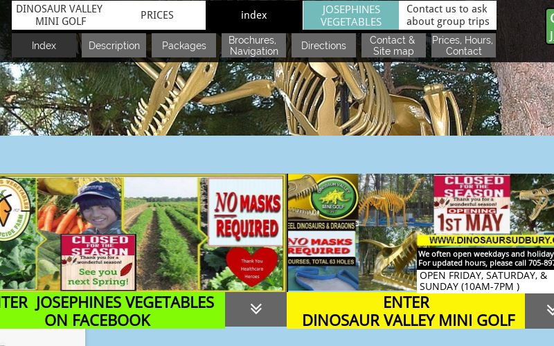 DINOSAUR VALLEY MINI GOLF, TOURIST ATTRACTION IN SUDBURY, MINIATURE ...