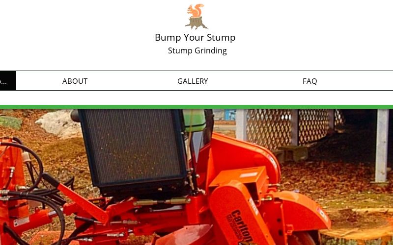 "Bump Your Stump" Stump Grinding