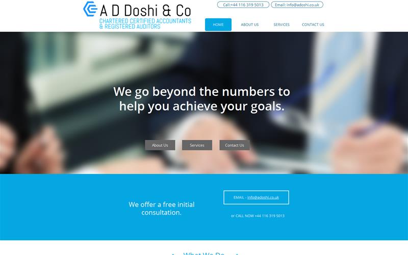 A D Doshi & Co - Chartered Certified Accountants & Registered Auditors ...