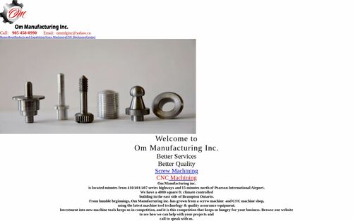 Om Manufacturing Inc.