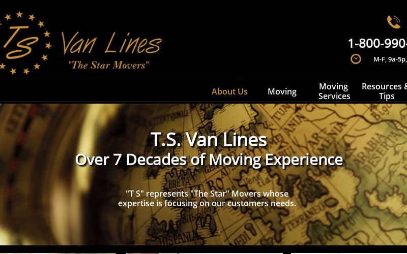Moving Services - T.S. Van Lines