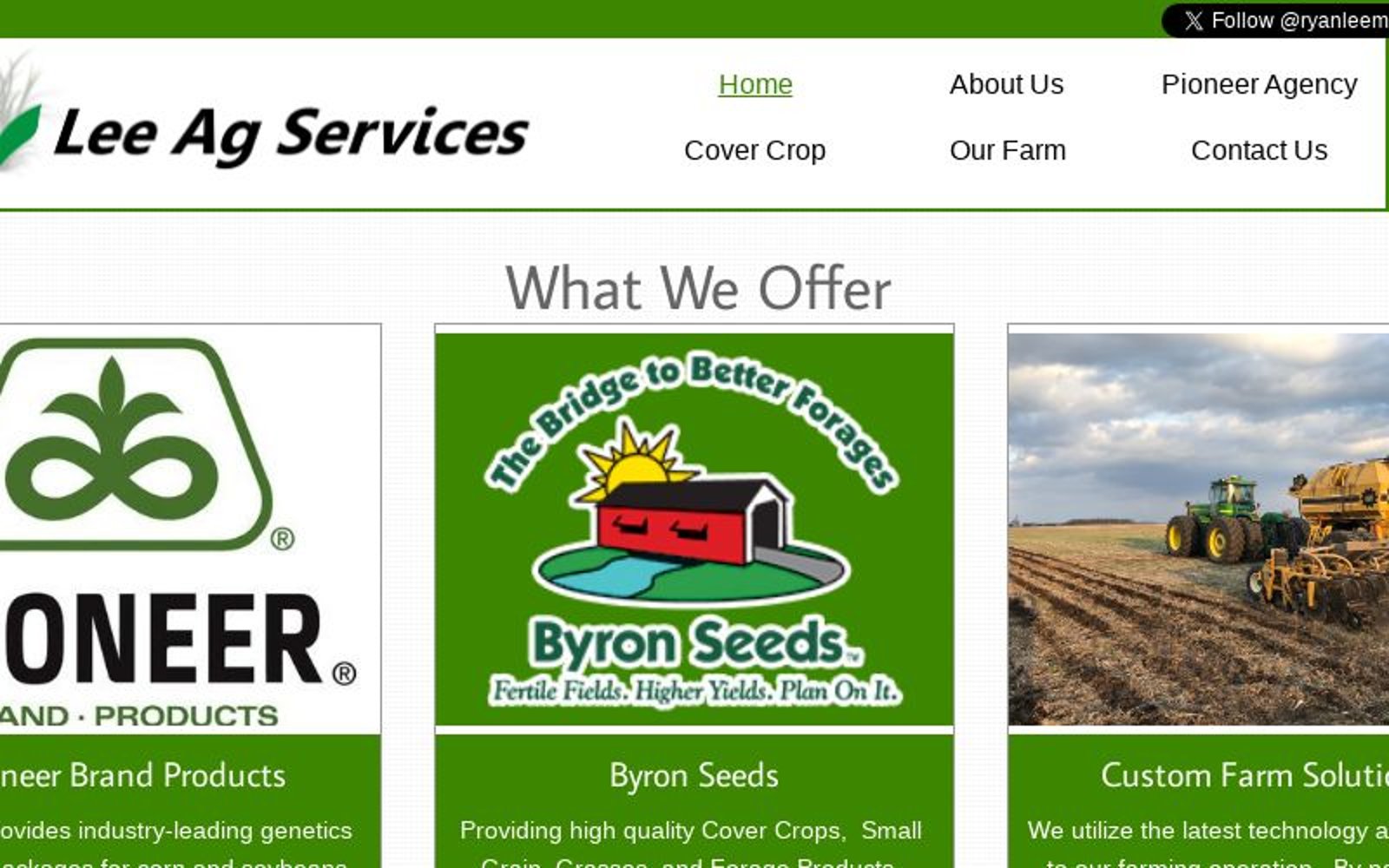 Lee Ag Services - Home