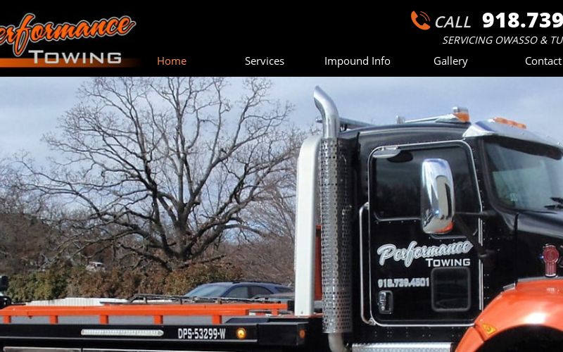 Performance Towing | Owasso, Oklahoma 74055