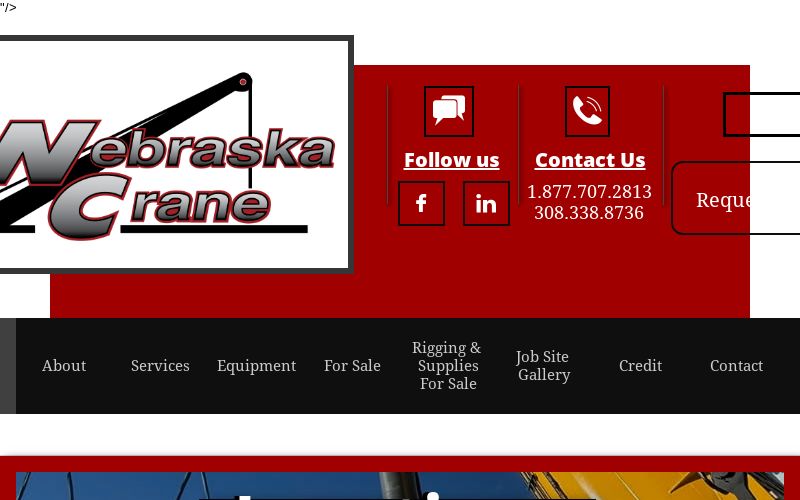 Nebraska Crane : Services