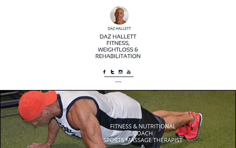 Daz Hallett Professional Bodybuilder who specialises in weight loss and ...