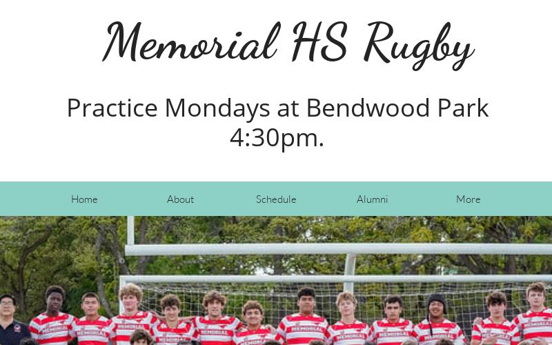 Home [memorialrugby.com]