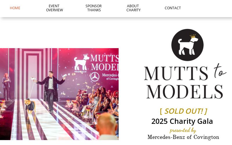 MUTTS to MODELS™ ǀ EVENT OVERVIEW