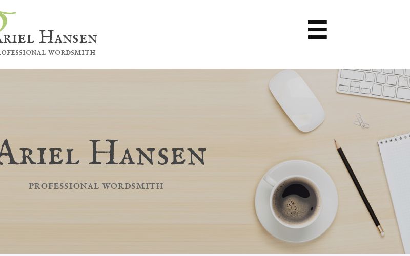 Ariel Hansen – Professional Wordsmith
