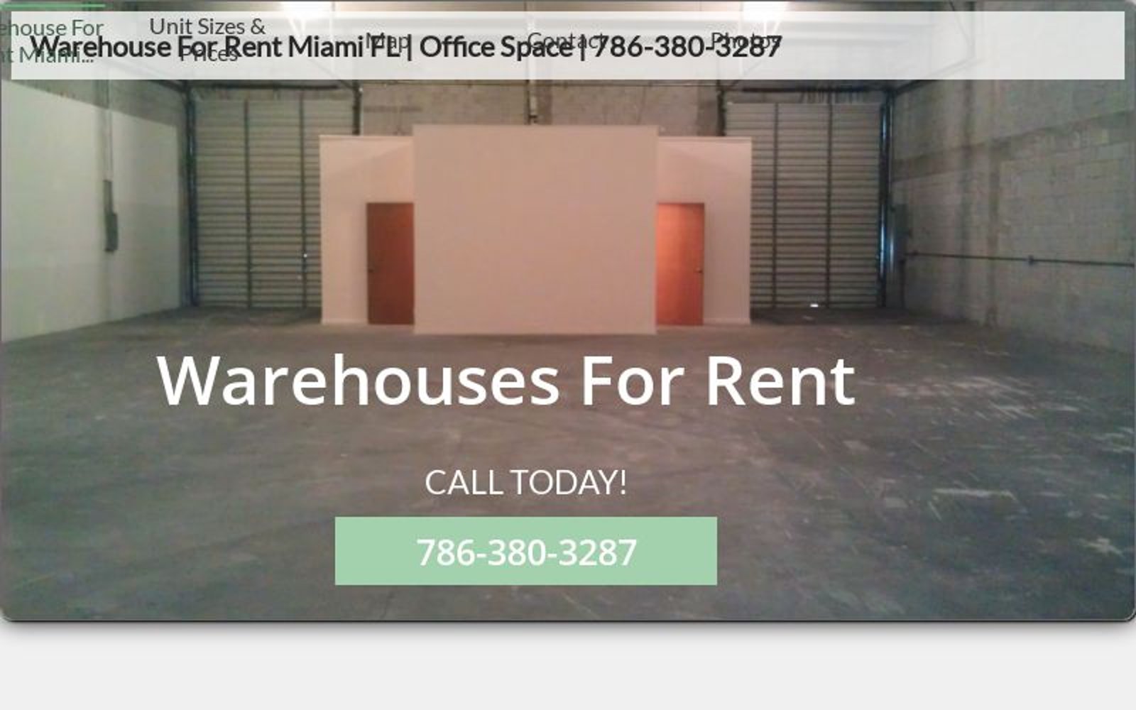 Warehouse For Rent Miami FL | 786-380-3287