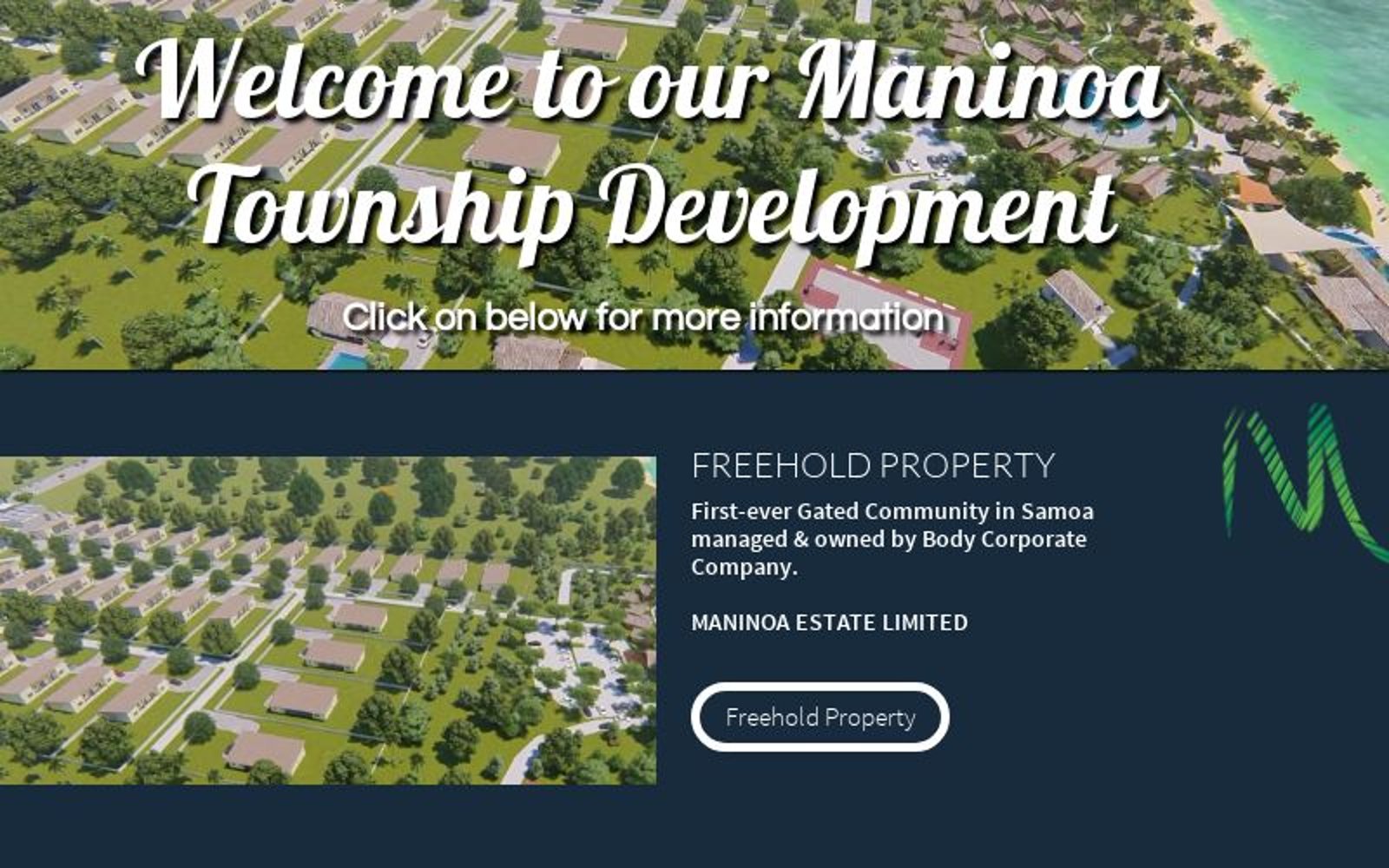 Maninoa Samoa Freehold Land for Sale