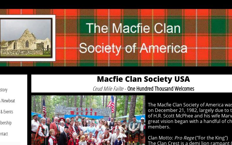 Home [clanmacfieofamerica.com]