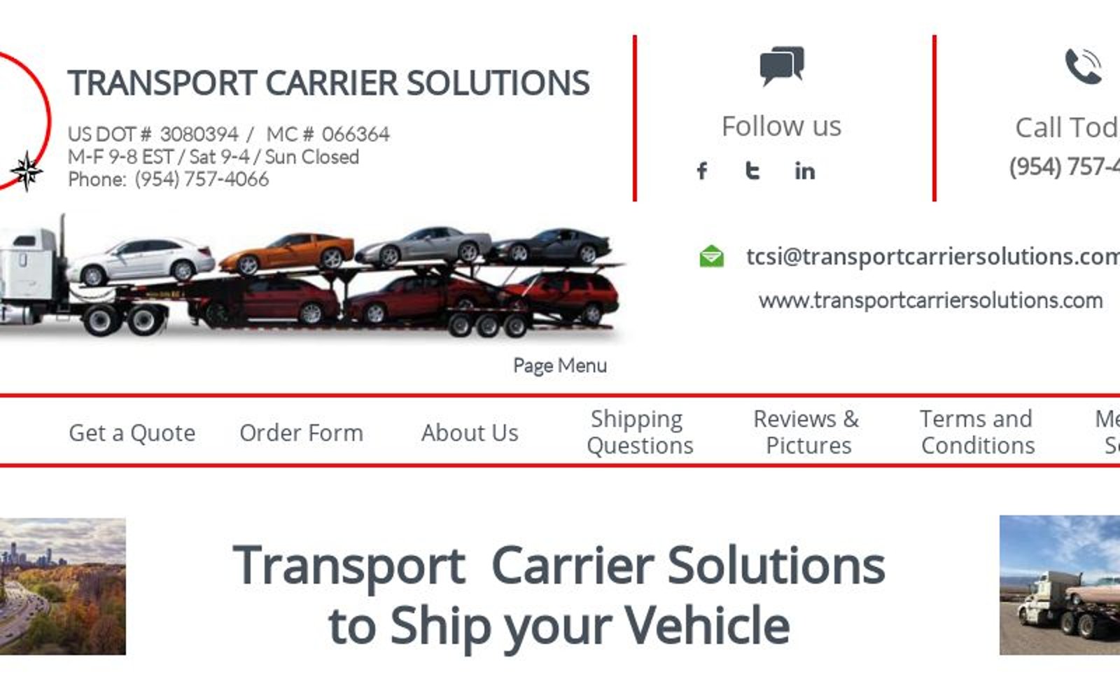 Home [transportcarriersolutions.com]