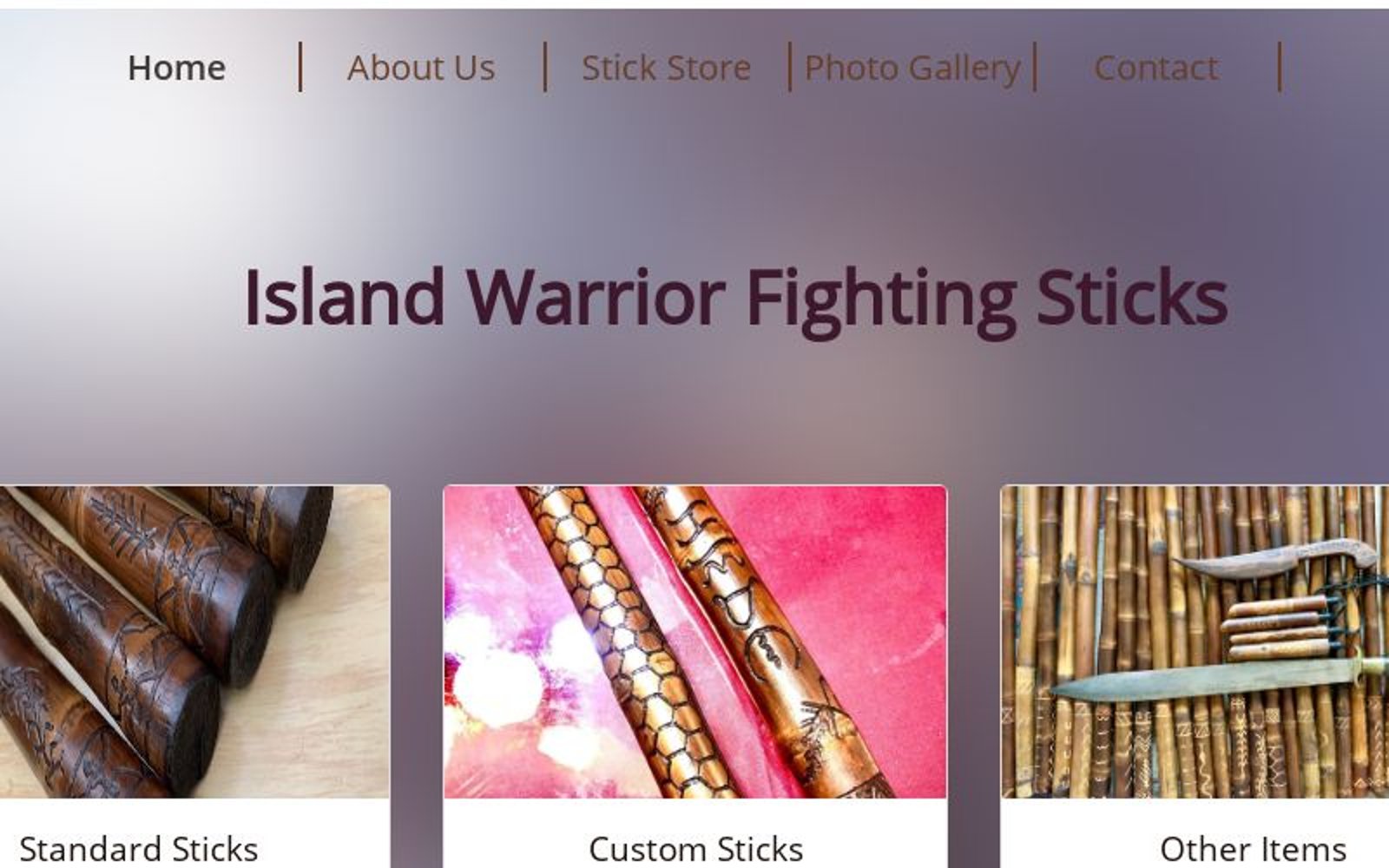 Home [islandwarriorfightingsticks.com]