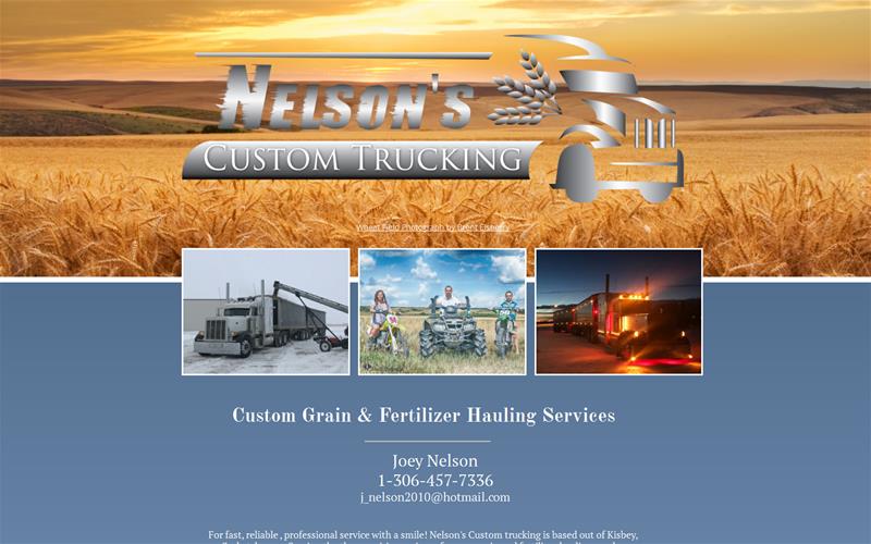 Nelson's Custom Grain & Fertilizer Hauling - Across the Prairies