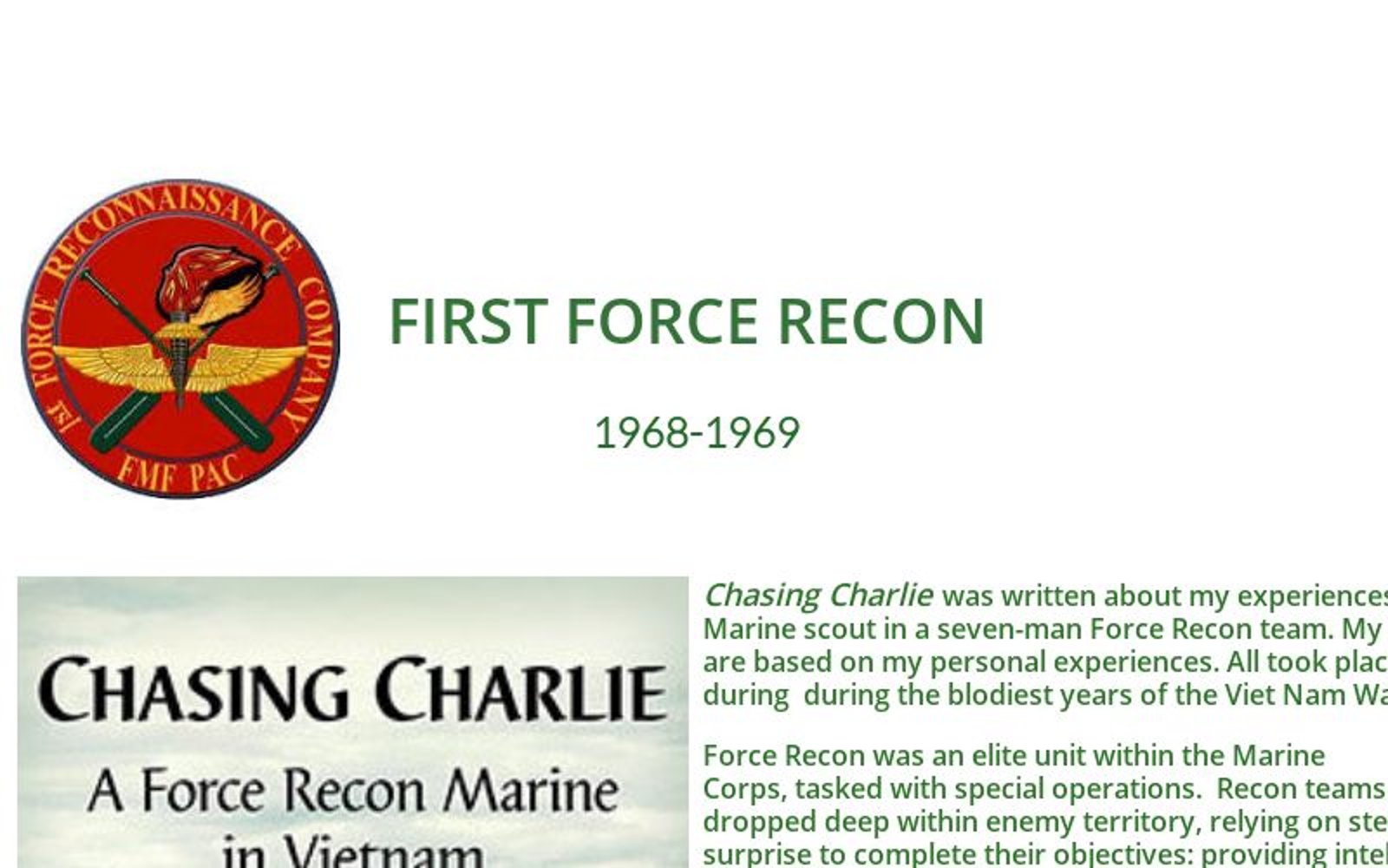 Home [firstforcerecon.com]