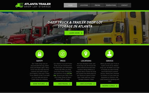 Atlanta Truck and Trailer Drop Lot Storage