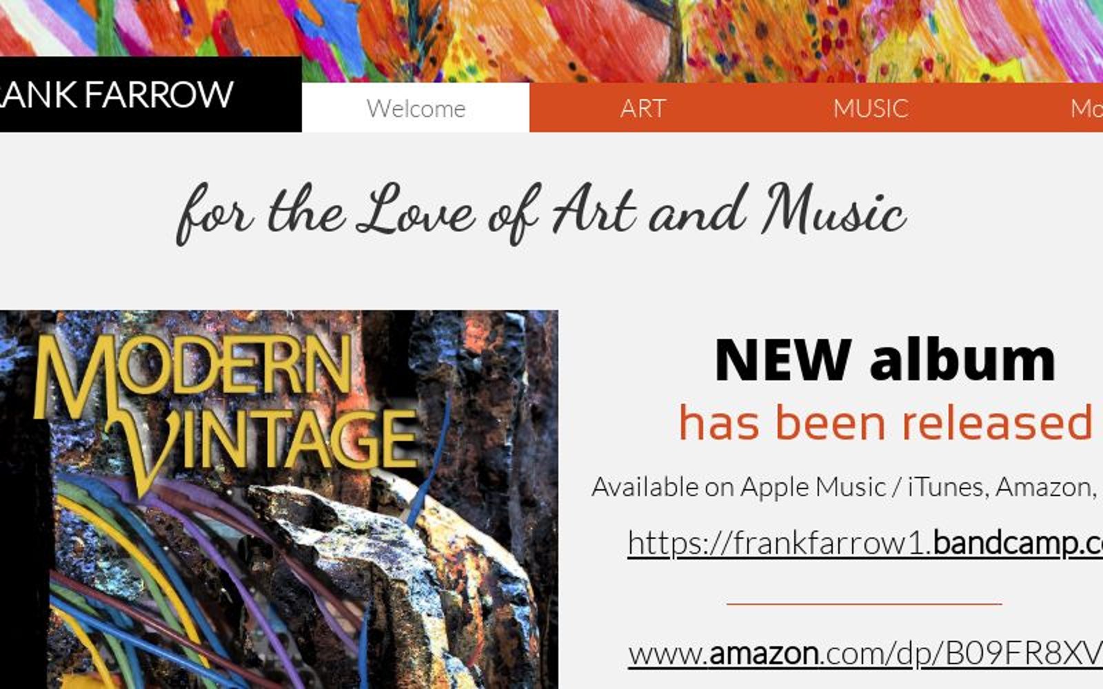 Welcome [frankfarrow.com]