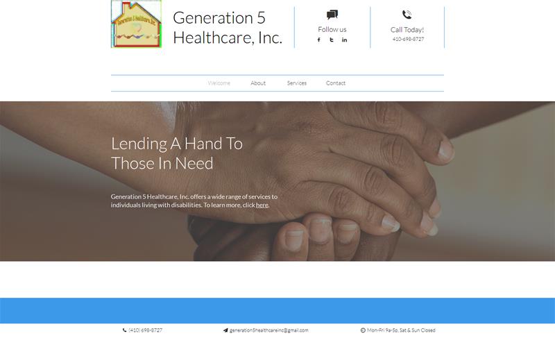 Generation 5 Healthcare, Inc. - Welcome