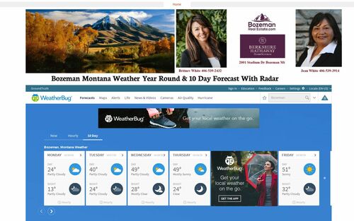 Bozeman Montana Weather - 10 Day Forecast