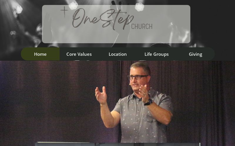Home [onestepchurch.com]