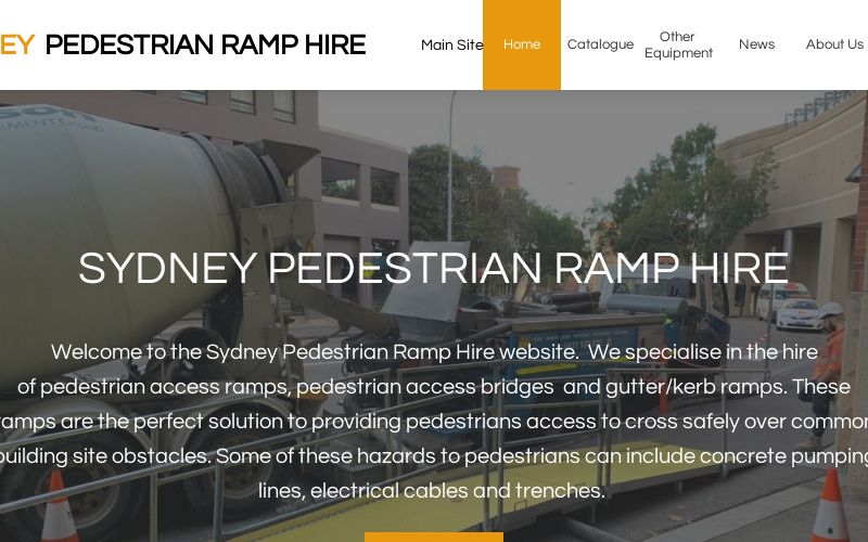 Sydney Pedestrian Ramp Hire - Home
