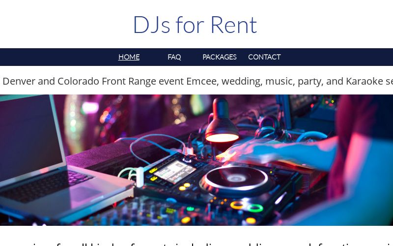 DJs for Rent