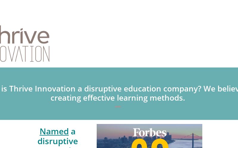 Thrive Innovation - let's innovate!