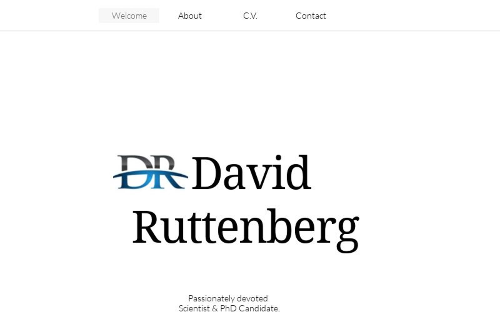 Welcome [www.davidruttenberg.com]