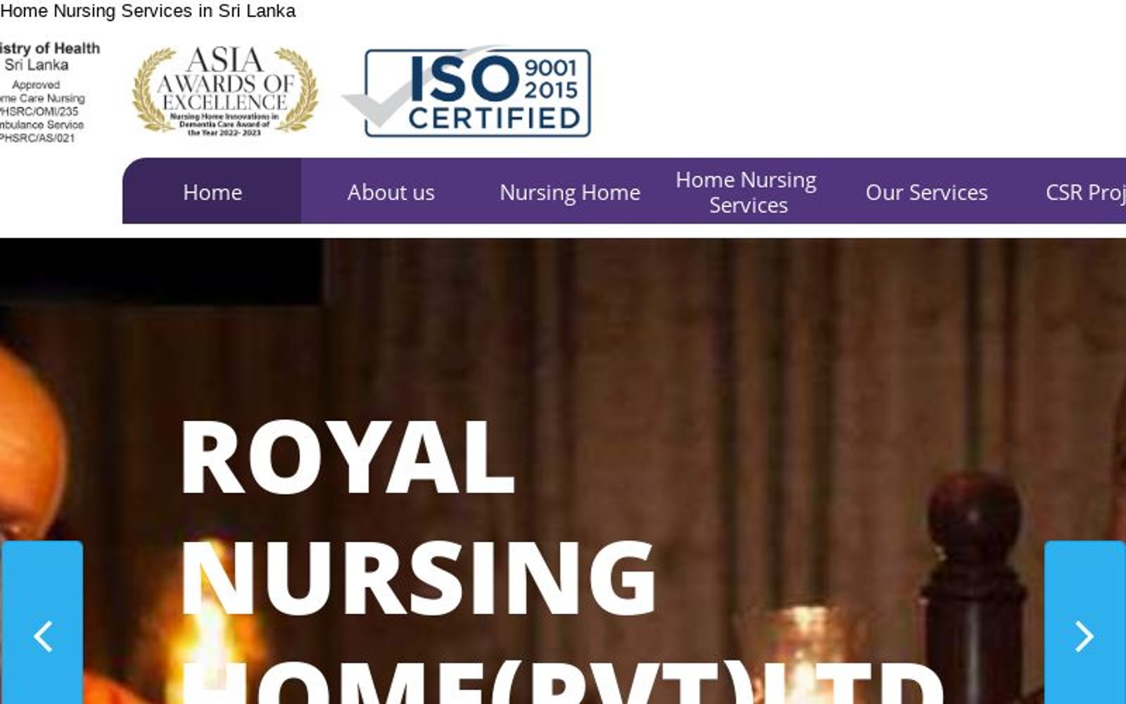 Royal Nursing Home Contact No