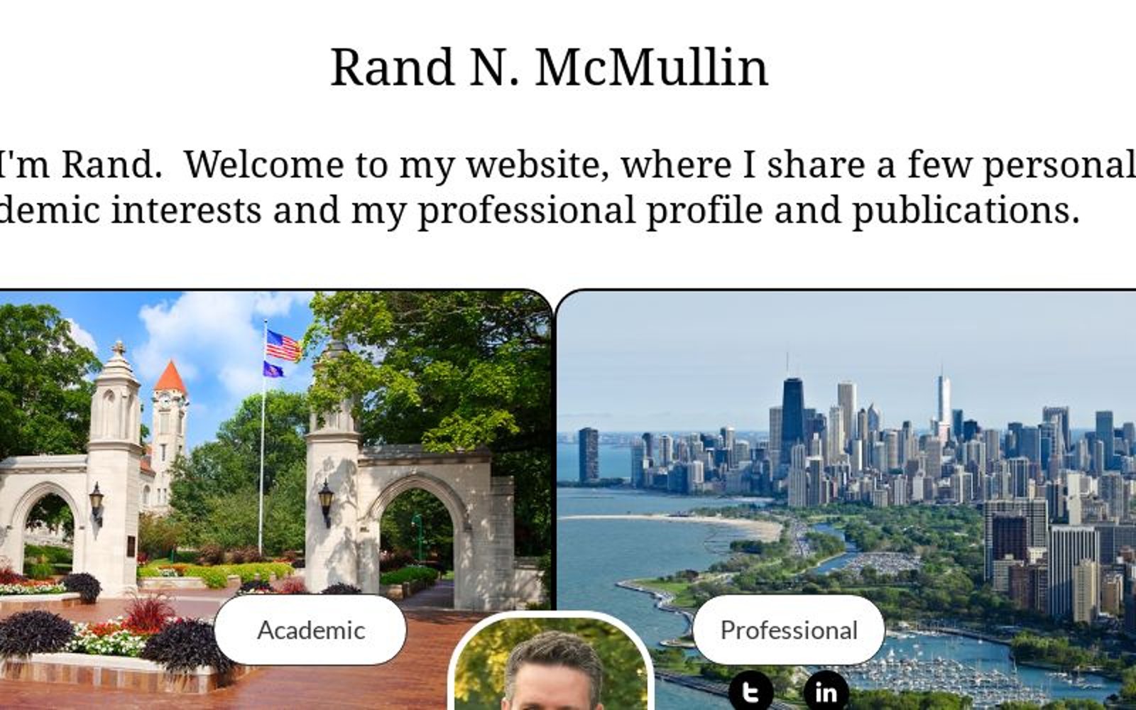 Rand N. McMullin - Publications, Academic, Professional, Personal