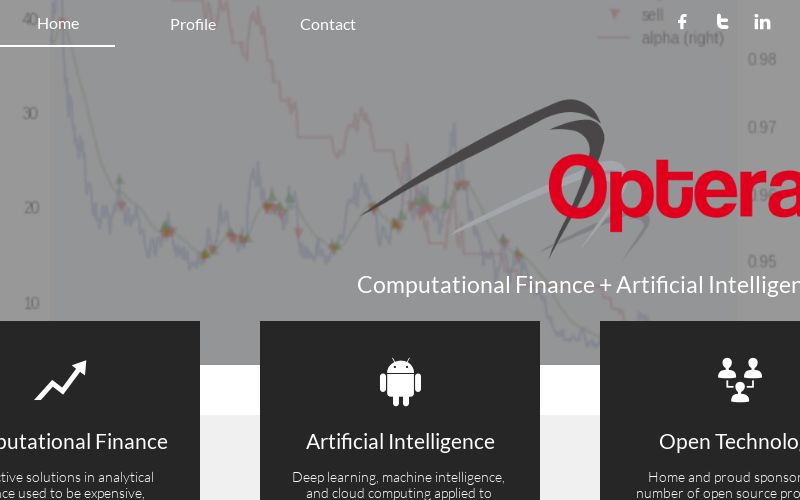 Optera | Computational Finance + AI