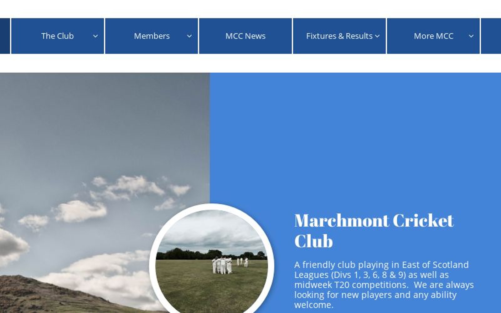 Welcome to Marchmont Cricket Club