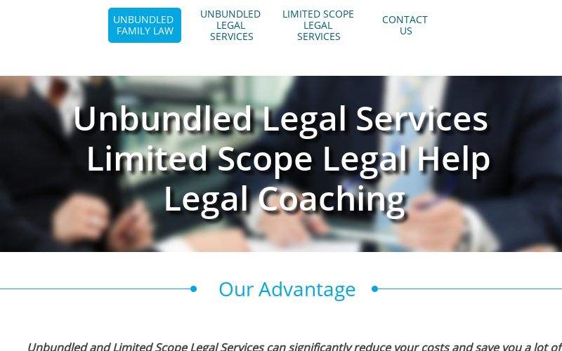 Limited Scope Unbundled Family Law - Ventura Los Angeles