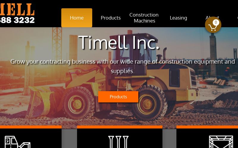 Construction Equipment & Supplies | Timell Inc. Ontario CA