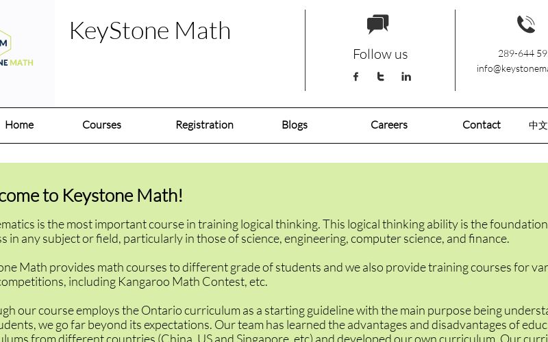Home [keystonemath.com]
