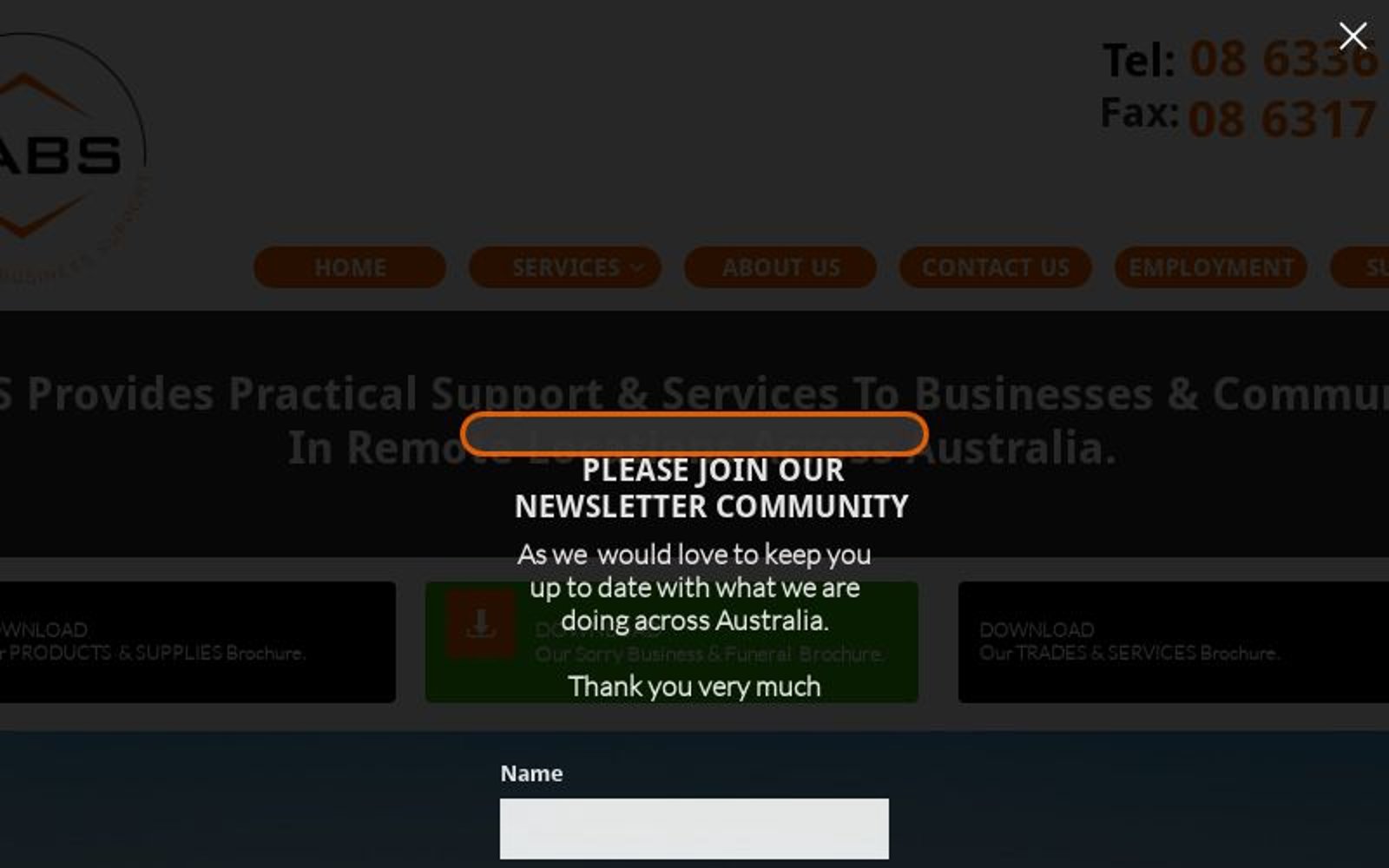 REMOTE AREA BUSINESS SUPPORT (RABS) Provides Practical Support And ...