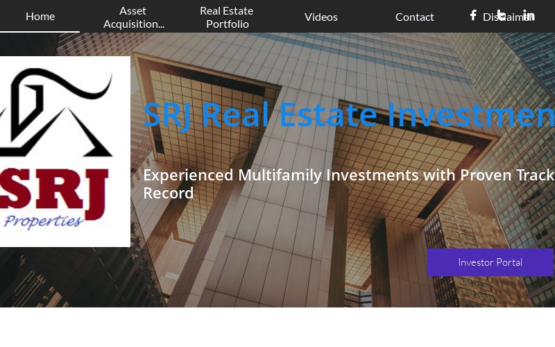 Home [www.srjinvestments.com]