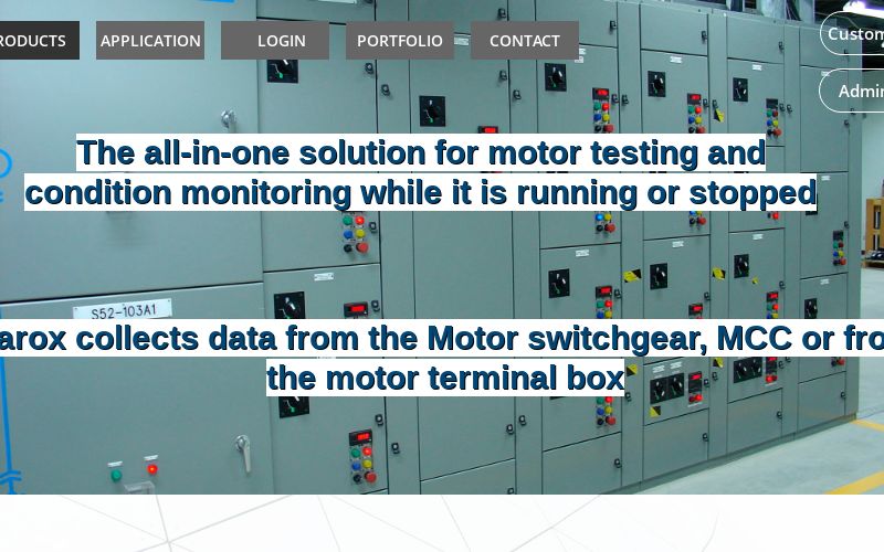 Sarox Motor Condition Monitoring