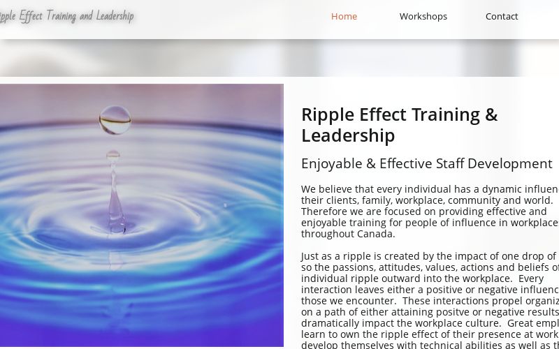 Ripple Effect Training Ripple Effect Training