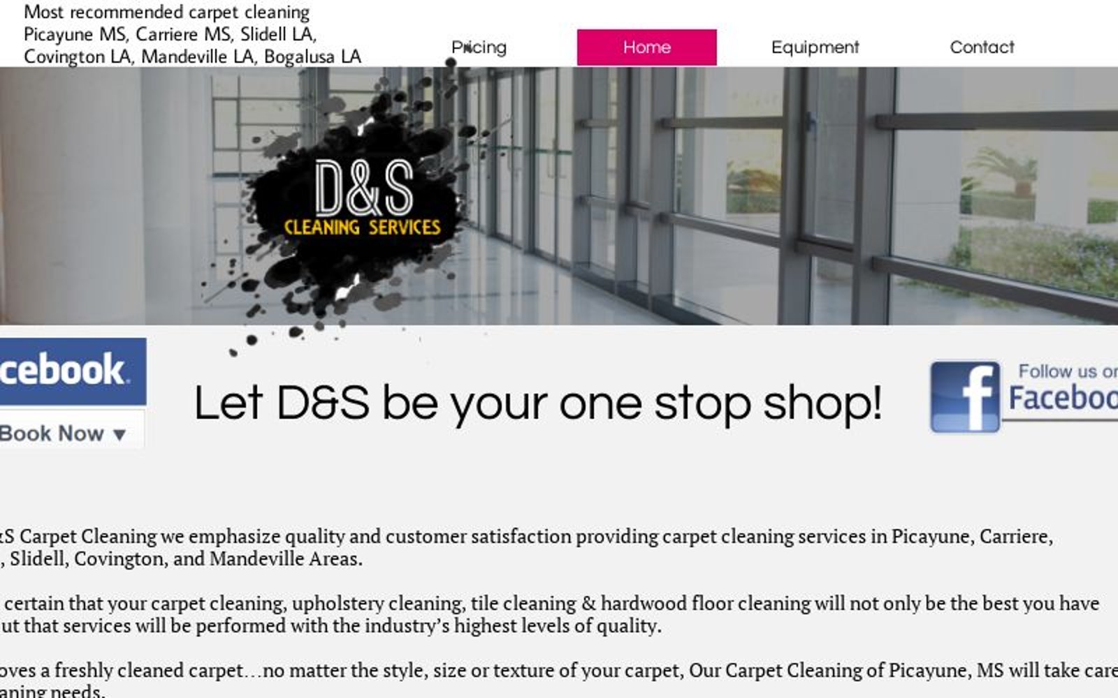 D&S Cleaning Services serving your carpet, tile and hardwood needs