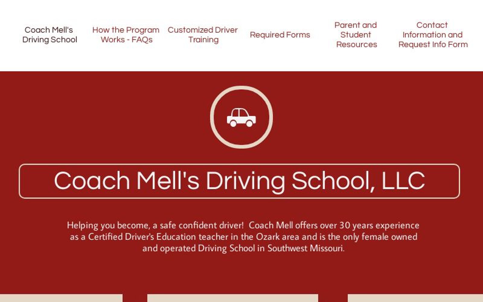 Coach Mell's Driving School